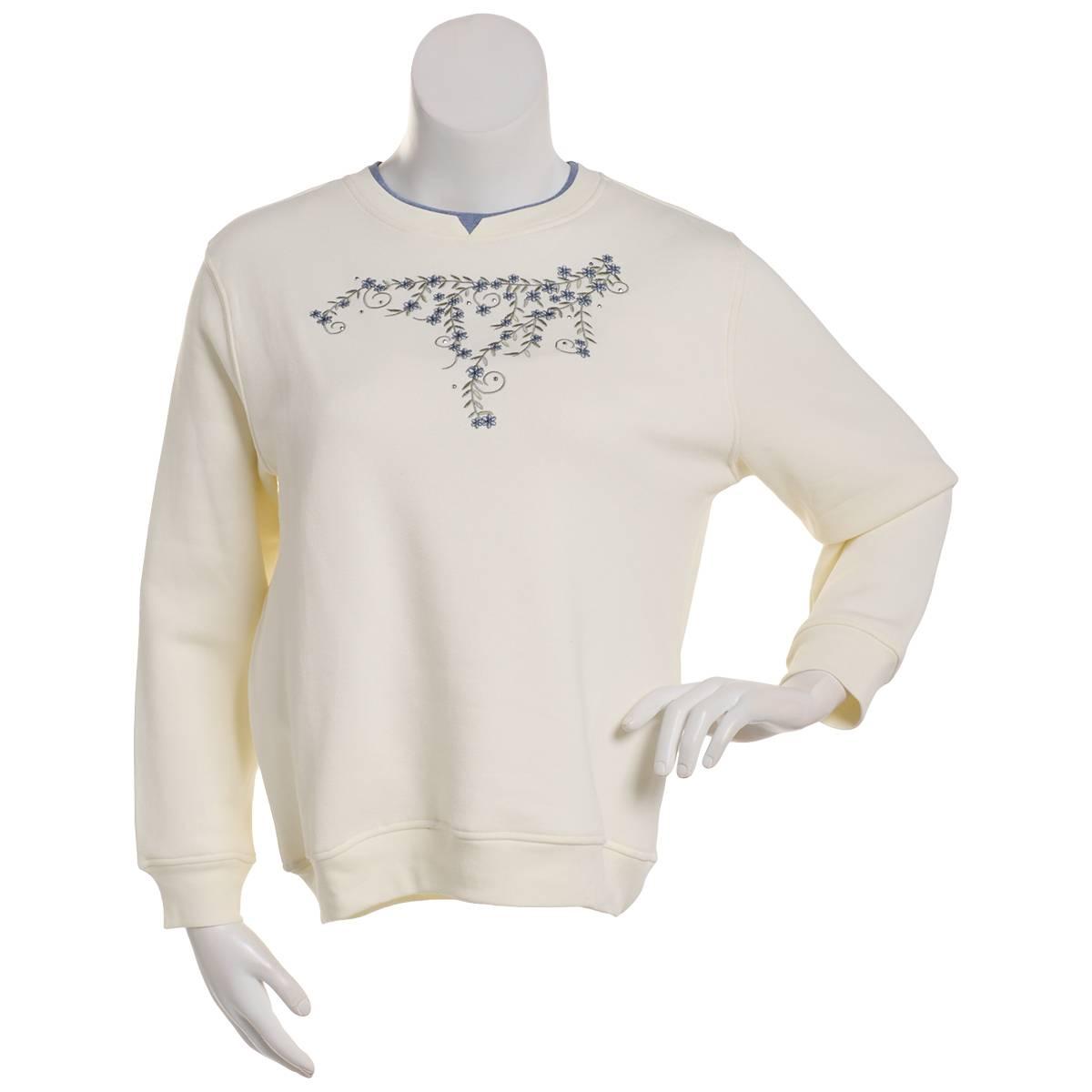 Click here for Womens Hasting & Smith Flowering Vines Embroidered... prices