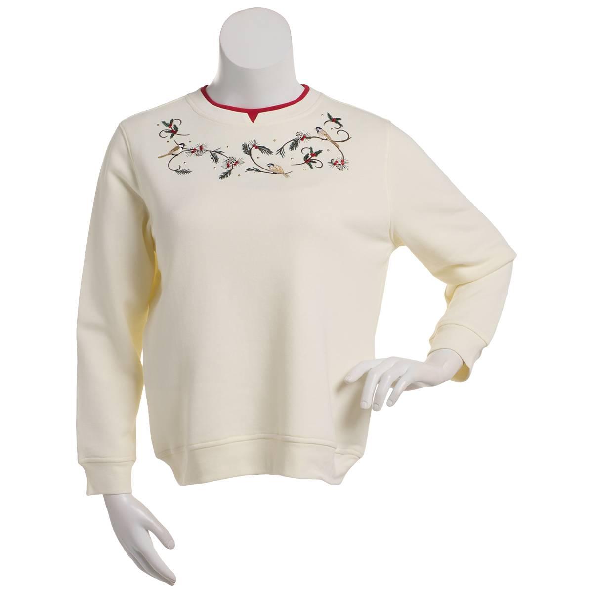 Click here for Petite Hasting & Smith Chickadee and Holly Sweatsh... prices