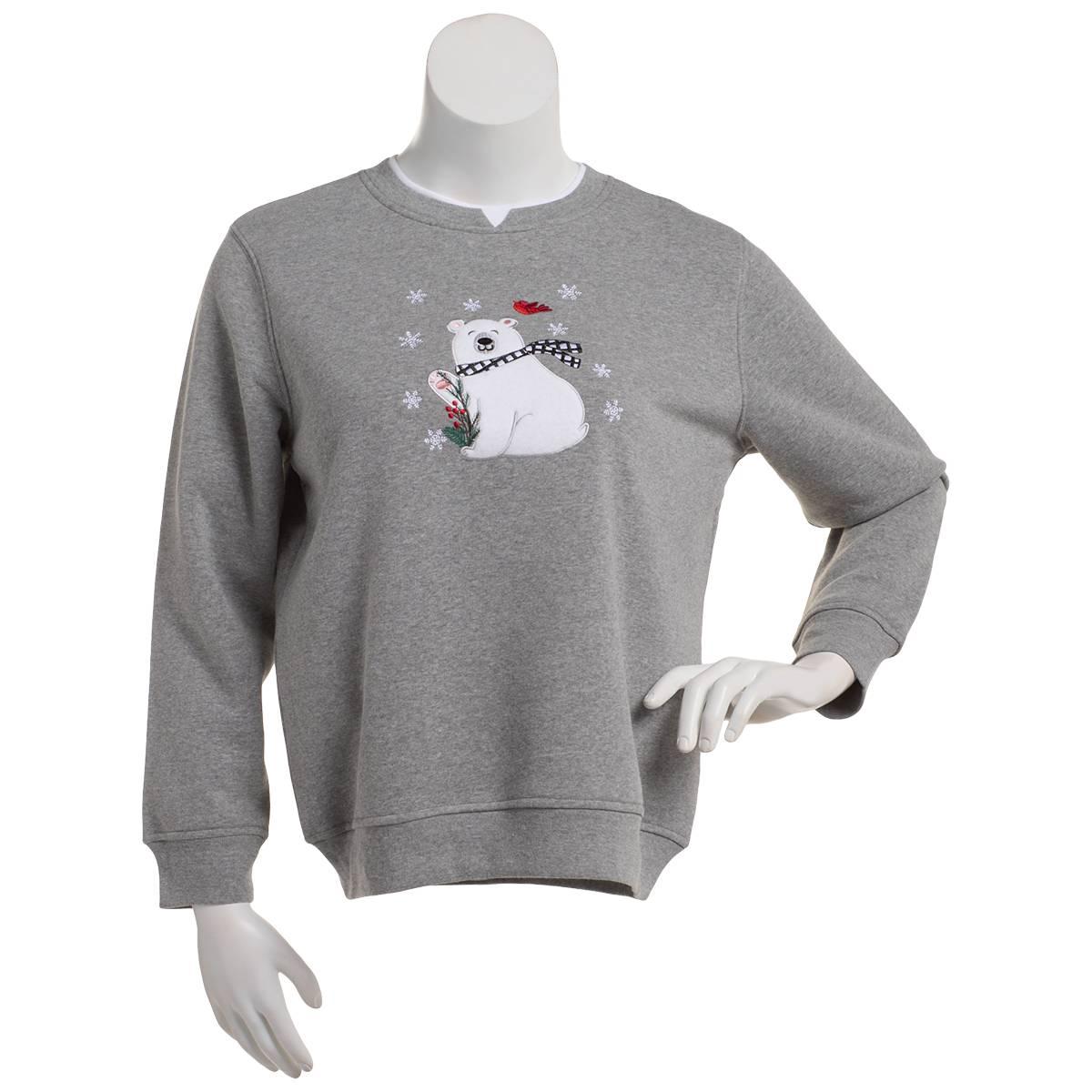 Click here for Plus Size Hasting & Smith Polar Bear & Cardinal Sw... prices