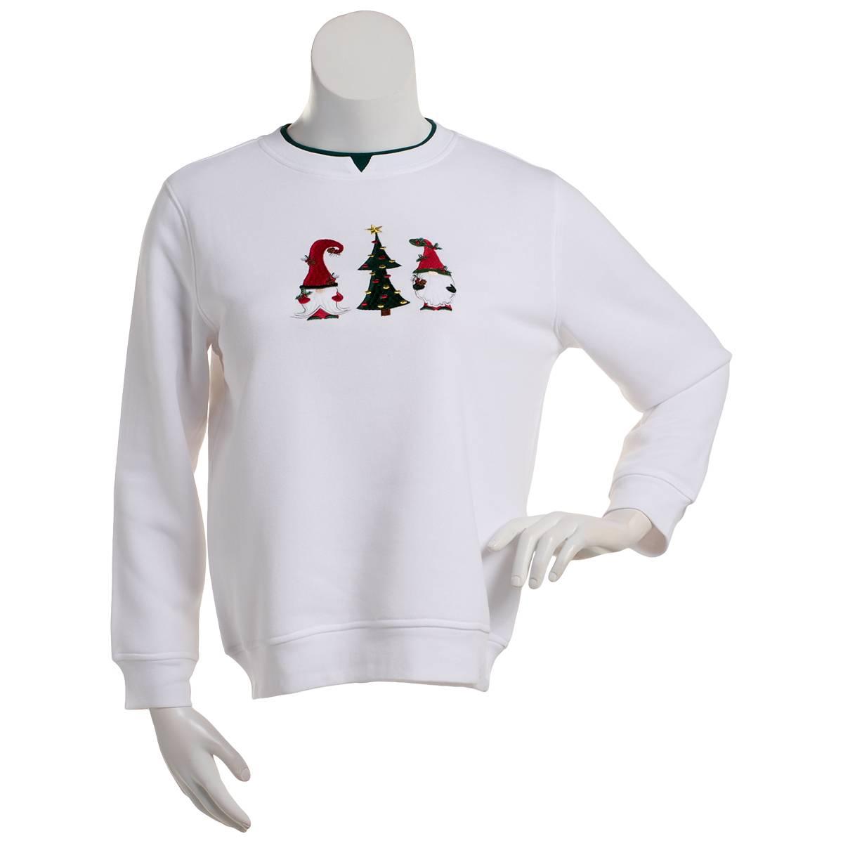 Click here for Petite Hasting & Smith Christmas Gnome Sweatshirt prices