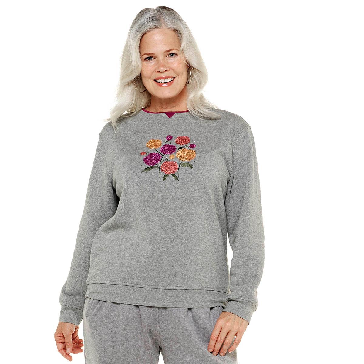 Click here for Womens Hasting & Smith Mums Floral Embroidered Swe... prices