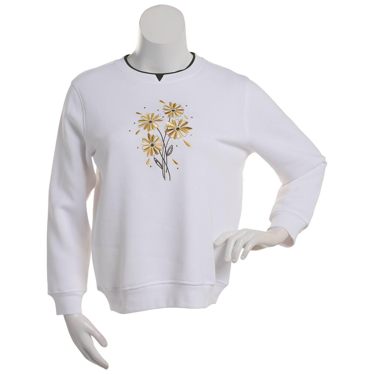 Click here for Womens Hasting & Smith Floral Embroidered Sweatshi... prices