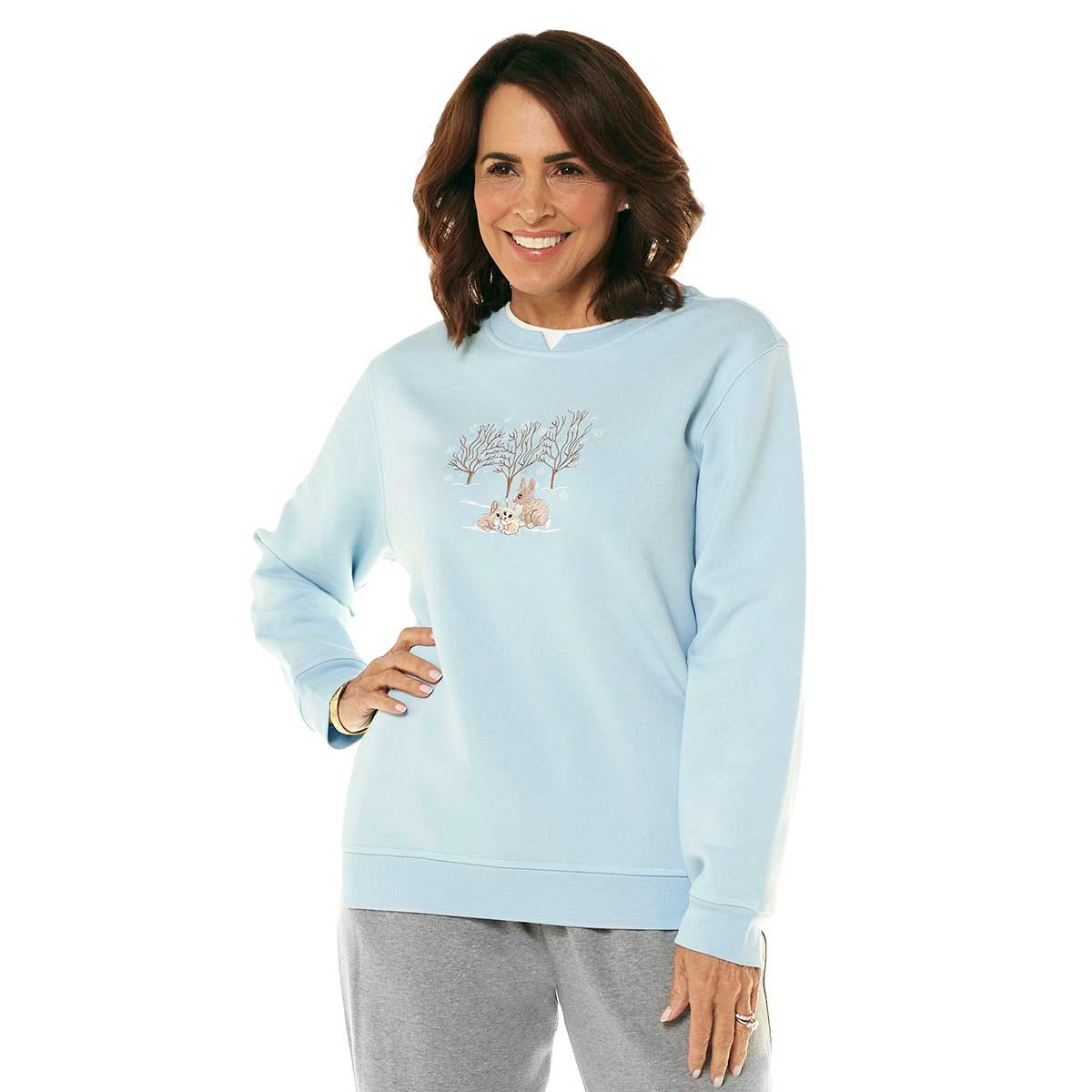 Click here for Petite Hasting & Smith Snow Bunnies & Snow Sweatsh... prices