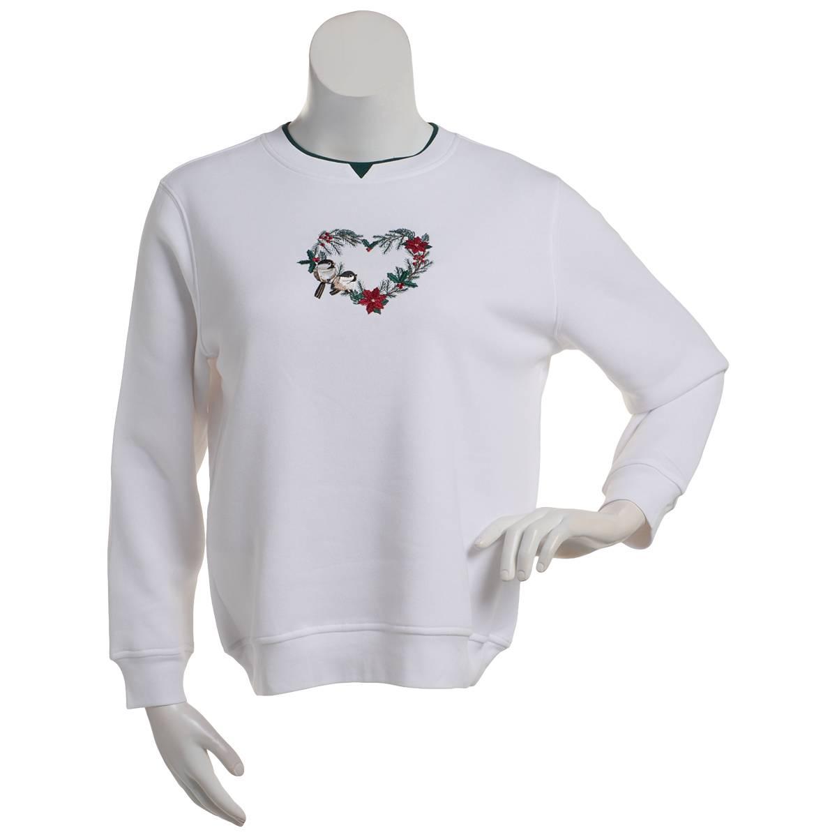Click here for Womens Hasting & Smith Holiday Heart Sweatshirt prices