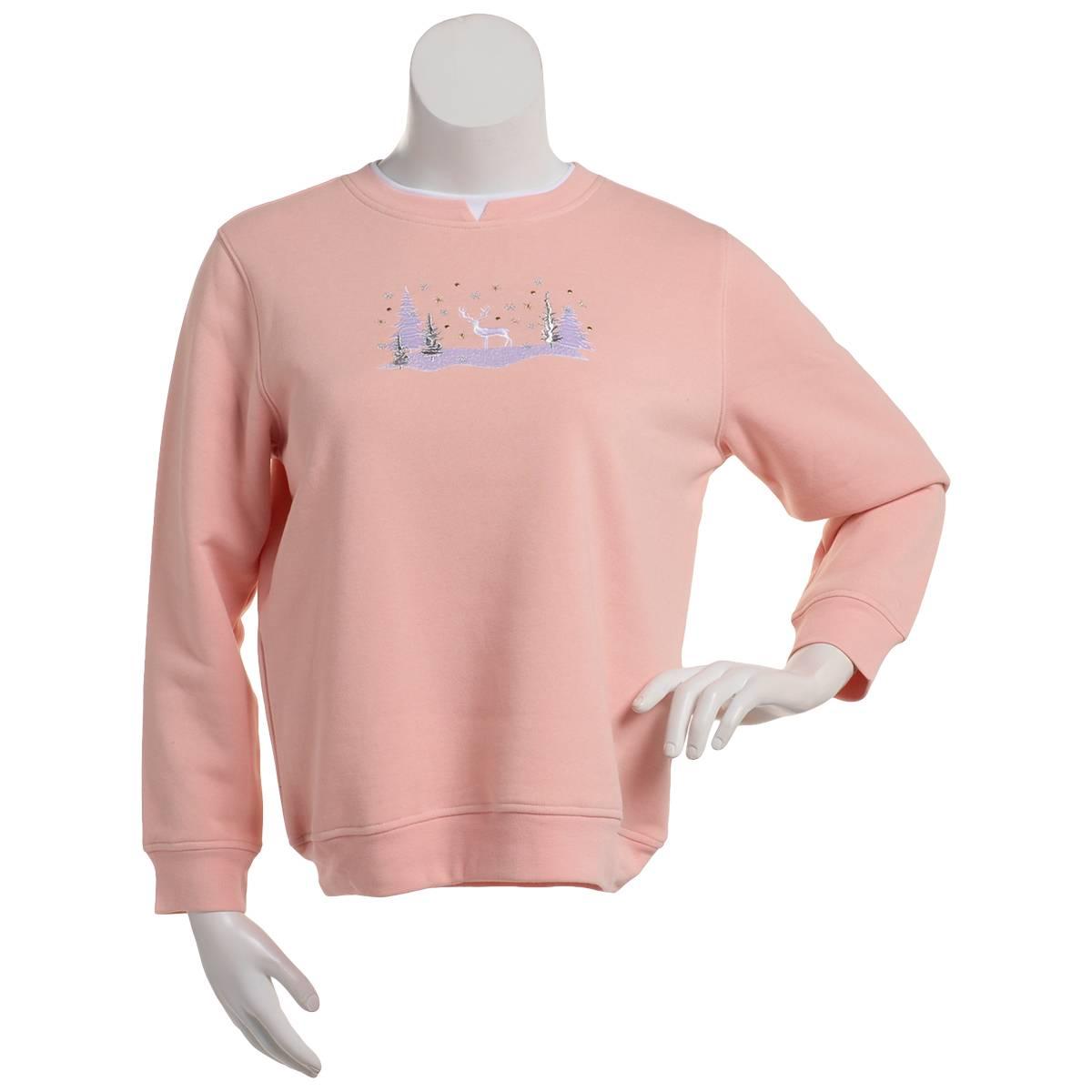 Click here for Plus Size Hasting & Smith Frosty Winter Scene Swea... prices