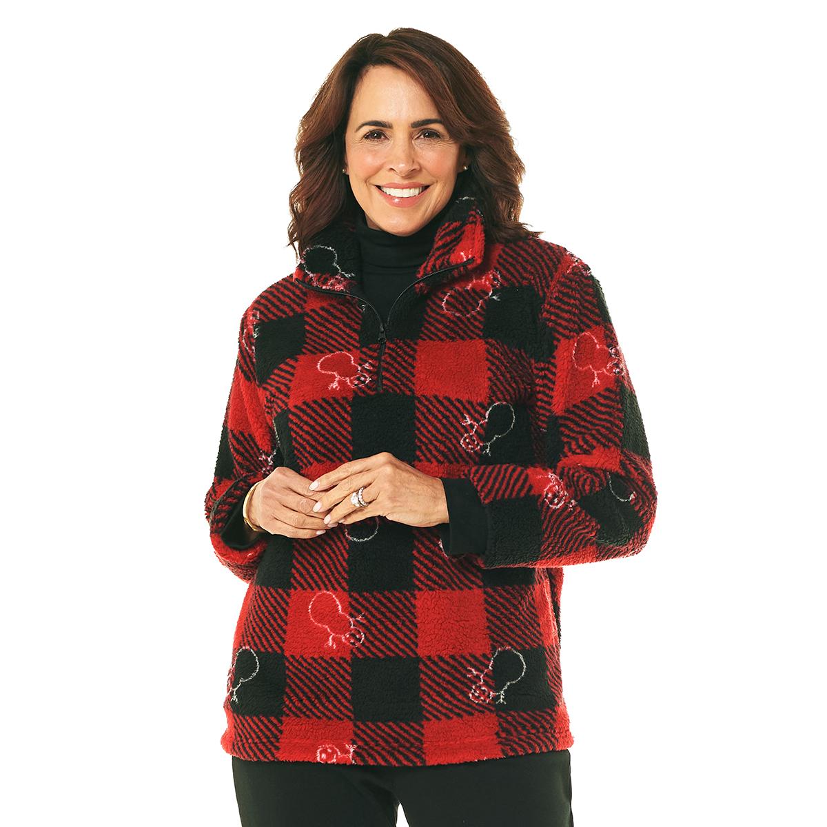 Click here for Petite Hasting & Smith 1/4 Zip Cozy Sherpa Sweatsh... prices