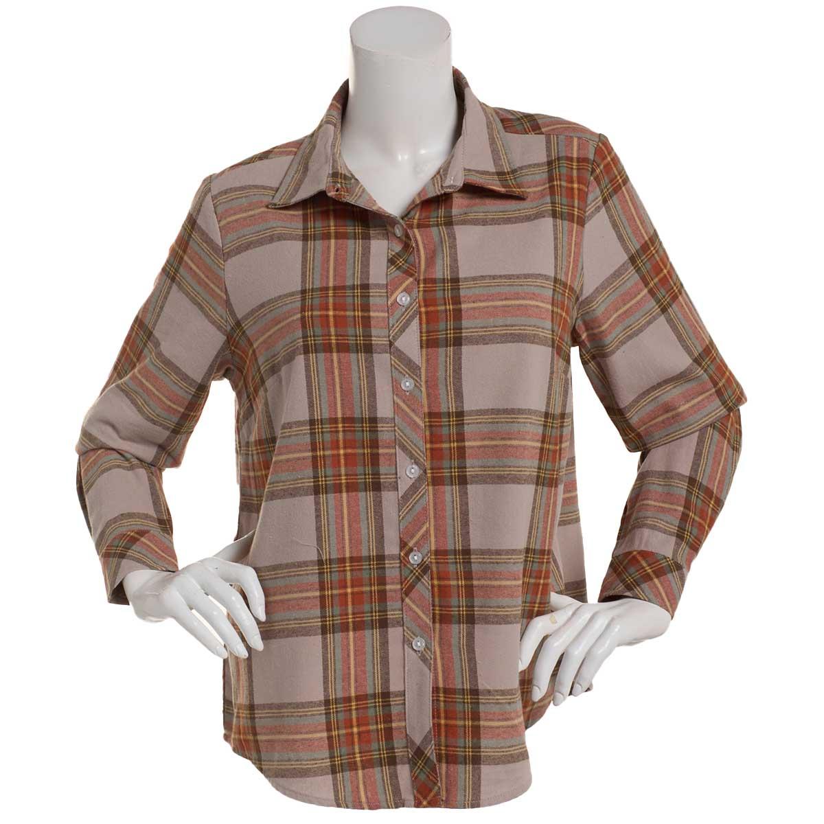 Click here for Plus Size Hasting & Smith Plaid Button Up Flannel... prices