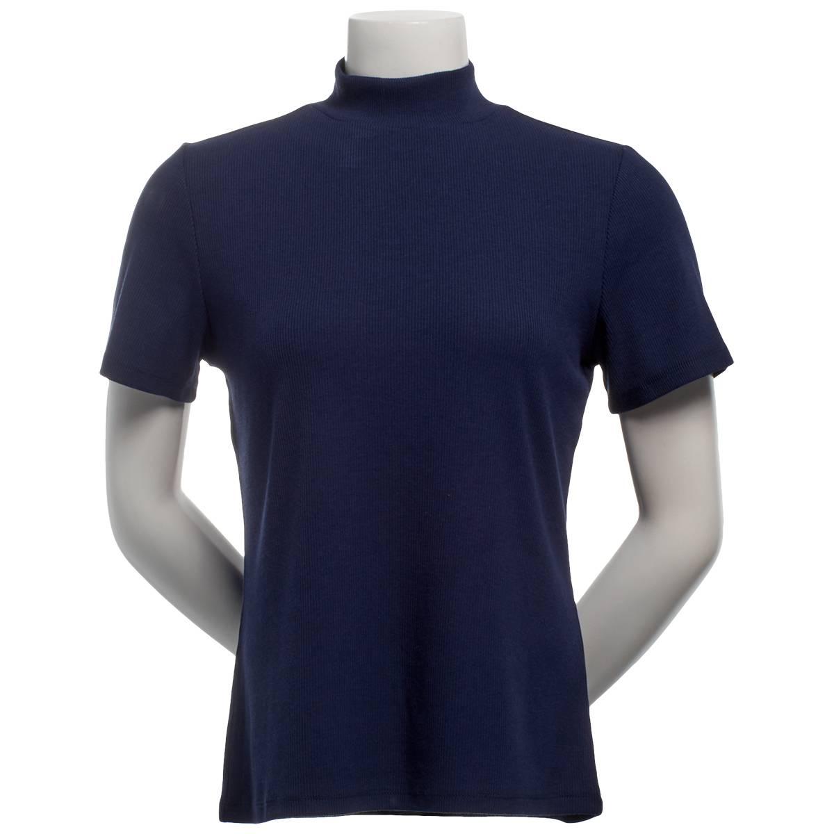 Click here for Petite Architect(R) Short Sleeve Rib Mock Neck Tee prices