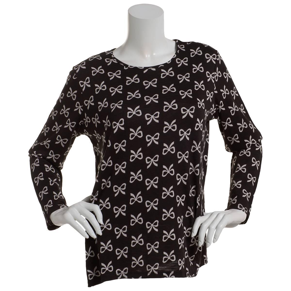 Click here for Womens Architect(R) Long Sleeve Bow Crew Neck Tee prices