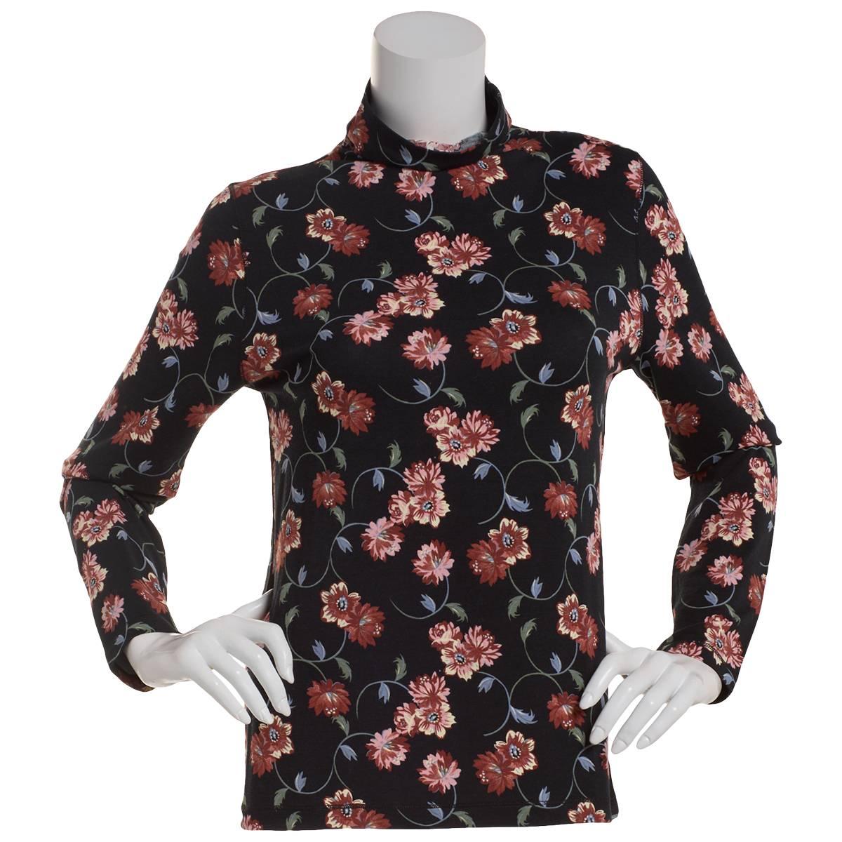 Click here for Plus Size Architect(R) Long Sleeve Tissue Floral T... prices