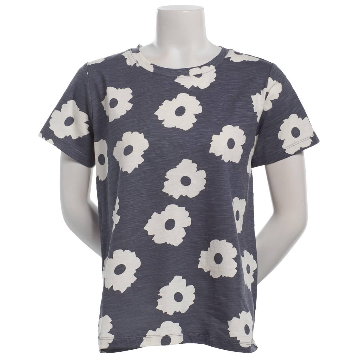 Click here for Petite Architect(R) Short Sleeve Floral Daisy Tee prices