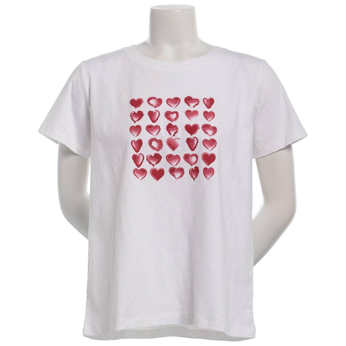 Click here for Plus Size Architect(R) Short Sleeve Crew Neck Hear... prices