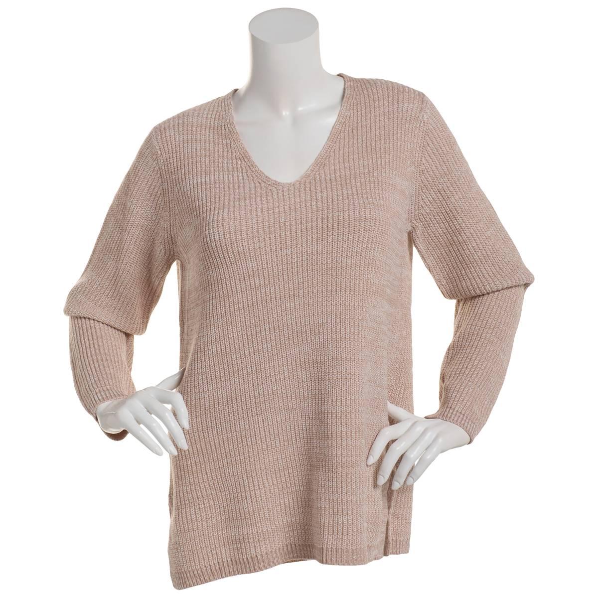 Click here for Womens Hasting & Smith V-Neck Marled Shaker Sweate... prices