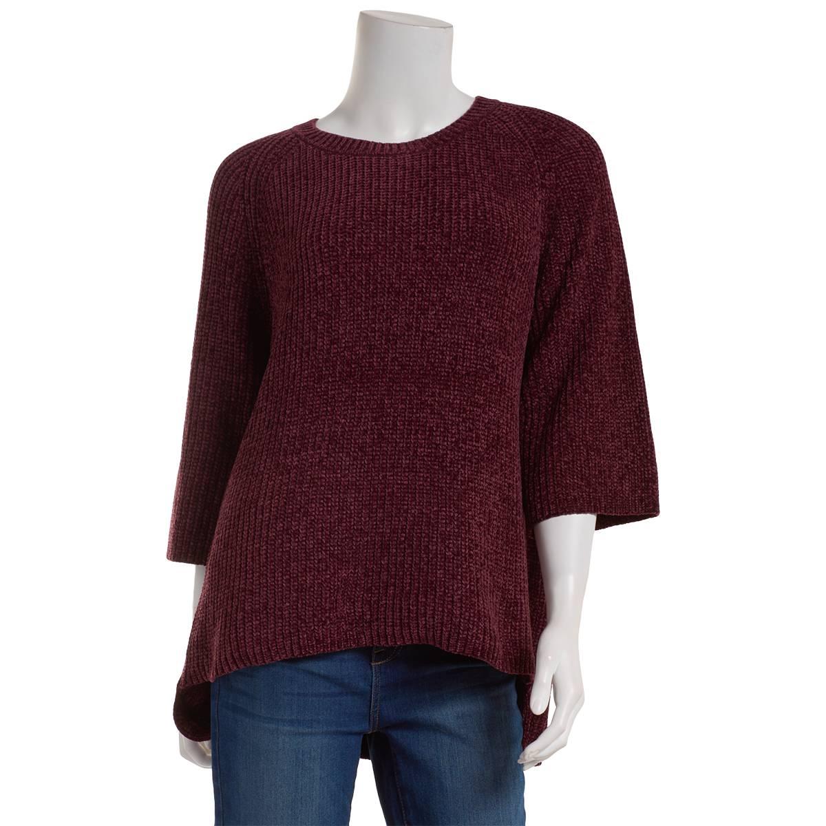 Click here for Plus Size Architect(R) 3/4 Sleeve Chenille Sweater prices
