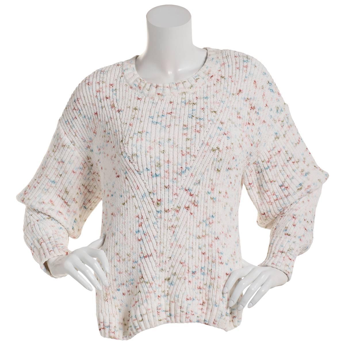 Click here for Petite Architect(R) Long Sleeve Crew Neck Confetti... prices