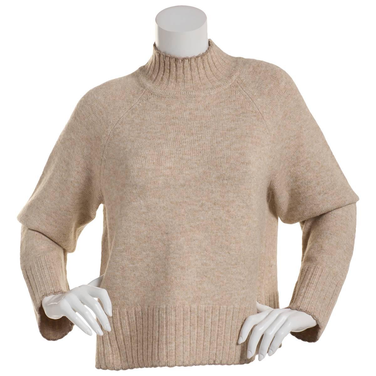 Click here for Womens Architect(R) Long Sleeve Mock Neck Whipstit... prices