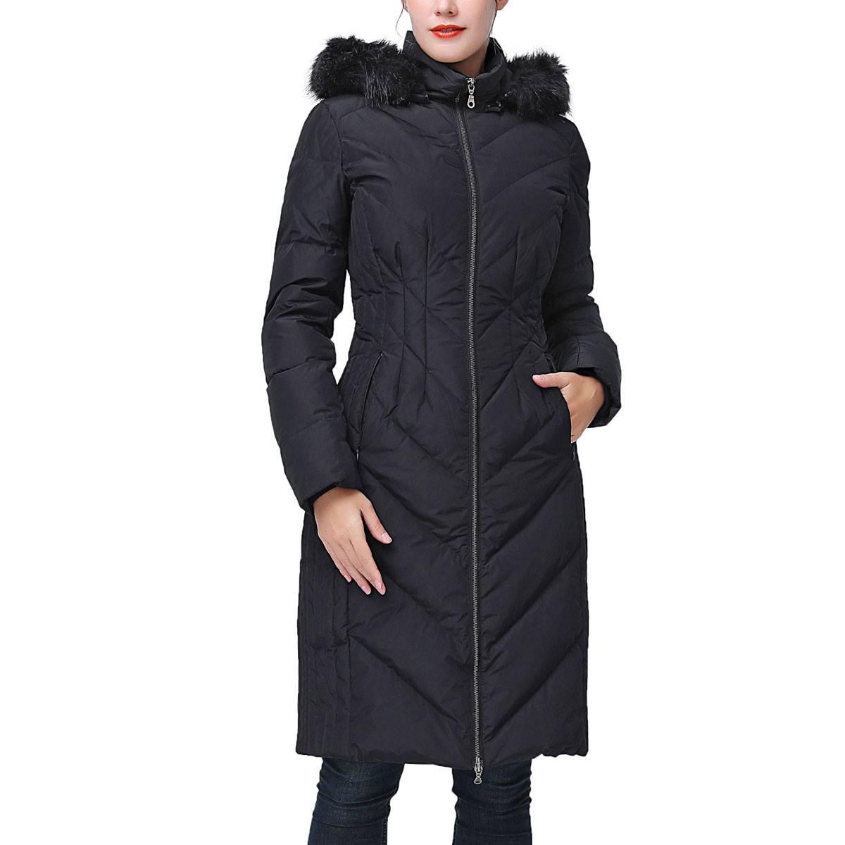 Click here for Womens BGSD Waterproof Hooded Long Down Coat prices