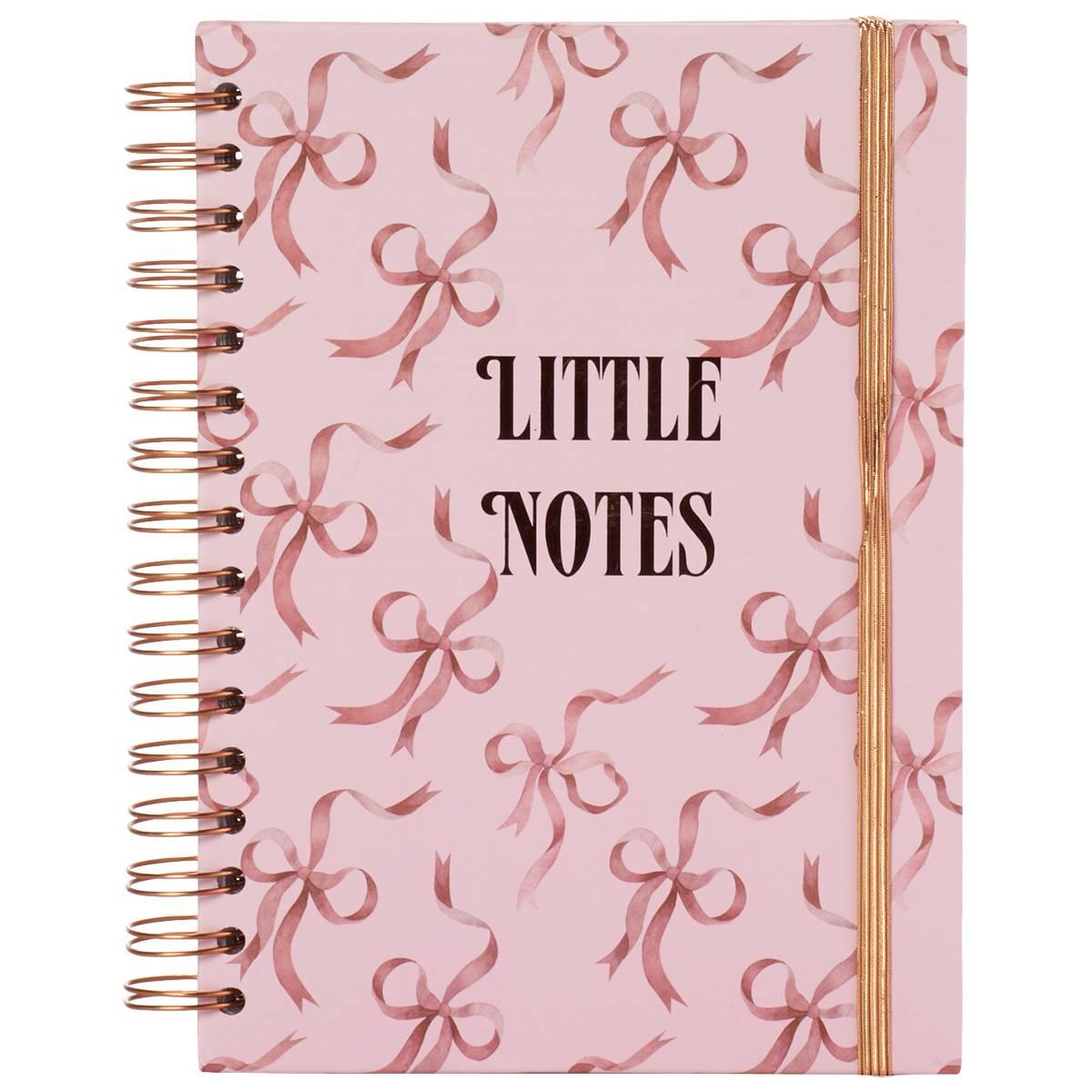 Click here for Little Notes Bows Spiral Notebook prices