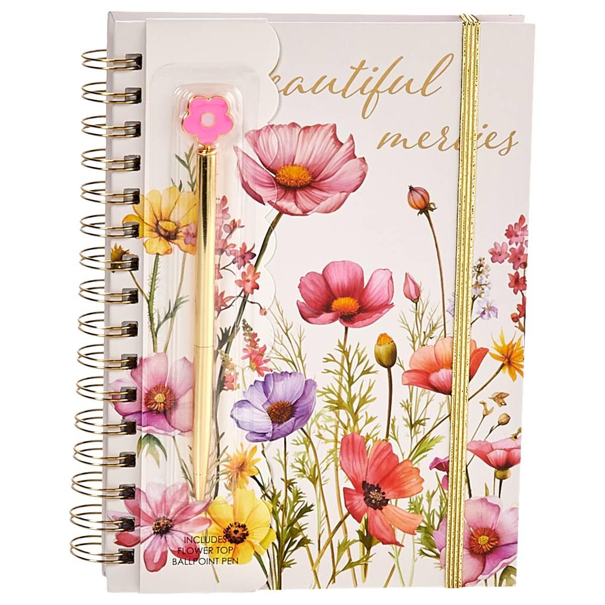 Click here for Votum Field Of Flowers Spiral Notebook w/Pen prices