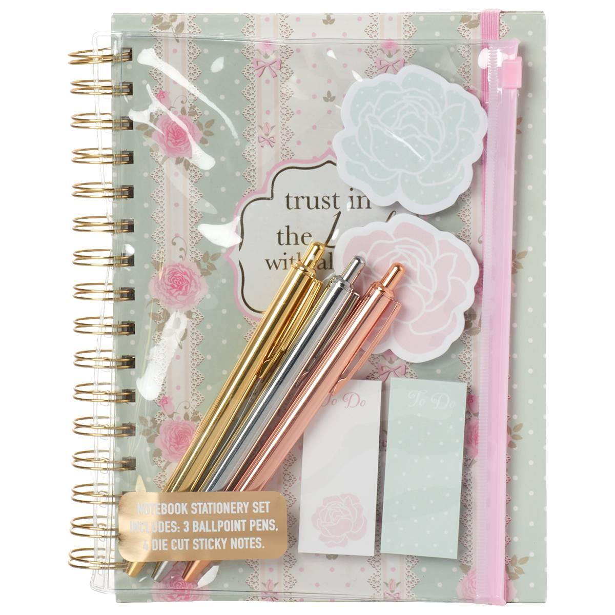 Click here for Trust In The Lord Spiral Notebook Set prices