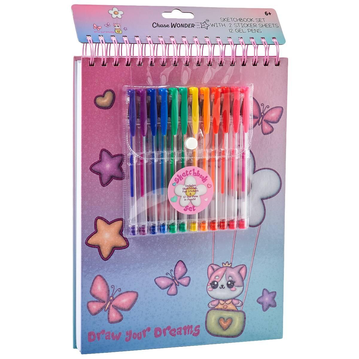 Click here for Girls Votum Kawaii Critters Sketchbook w/ Gel Pens... prices