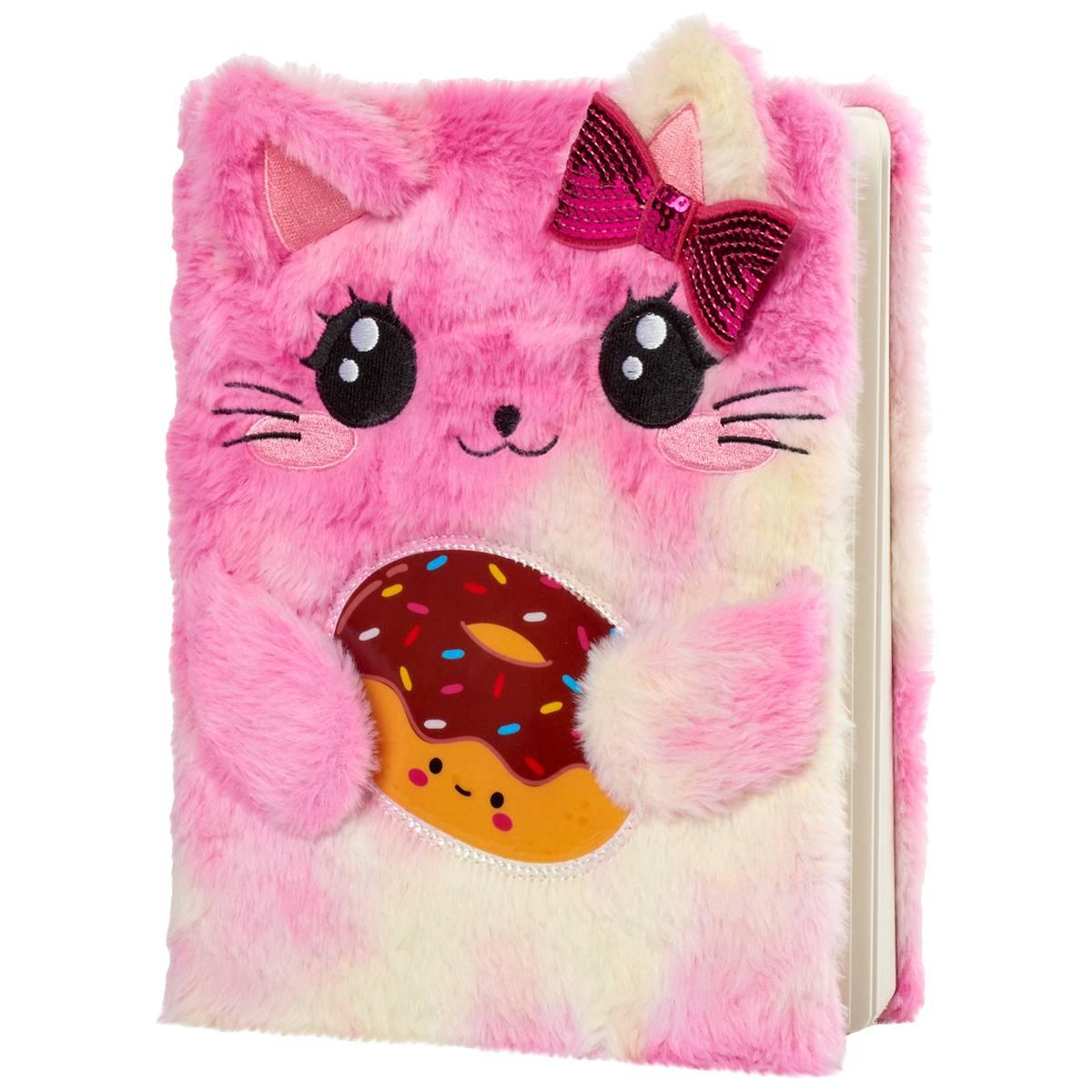 Click here for Girls Votum Fuzzy Cat with Donut Sketchbook prices