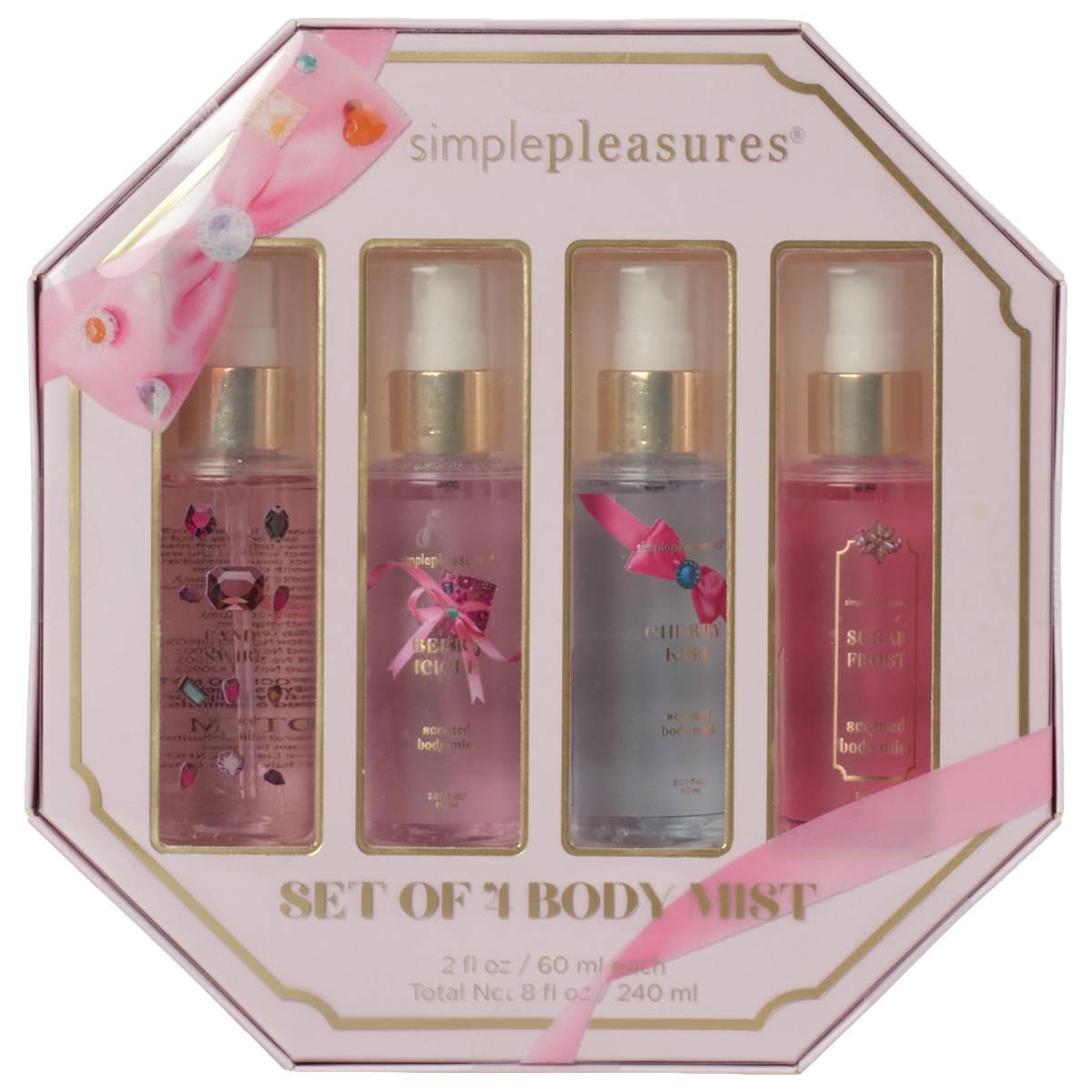 Click here for Simple Pleasures(R) Sweets 4pc. Body Mist Set prices