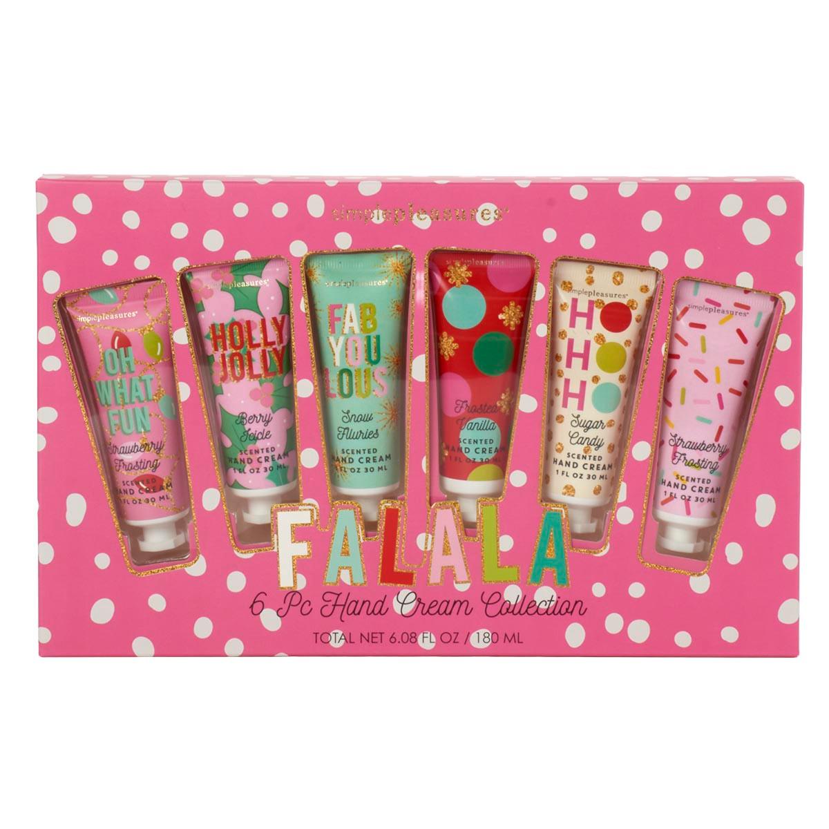 Click here for Simple Pleasures(R) Fa La La 6pc. Hand Cream Set prices