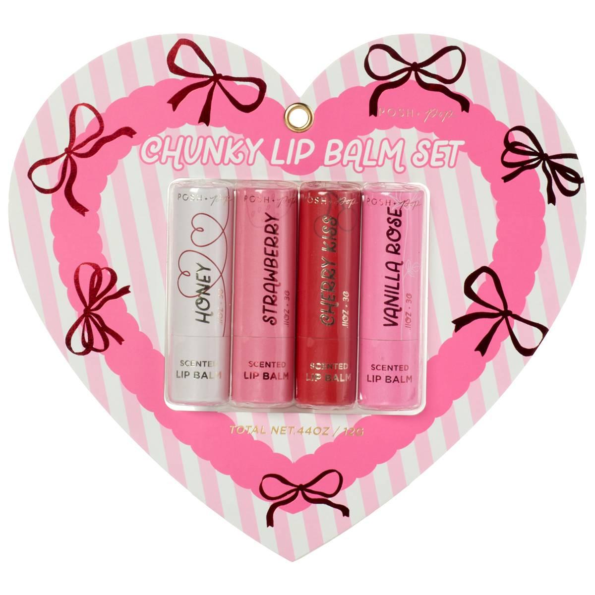 Click here for Posh + Pop Valentines Day 4pc. Chunky Scented Lip... prices