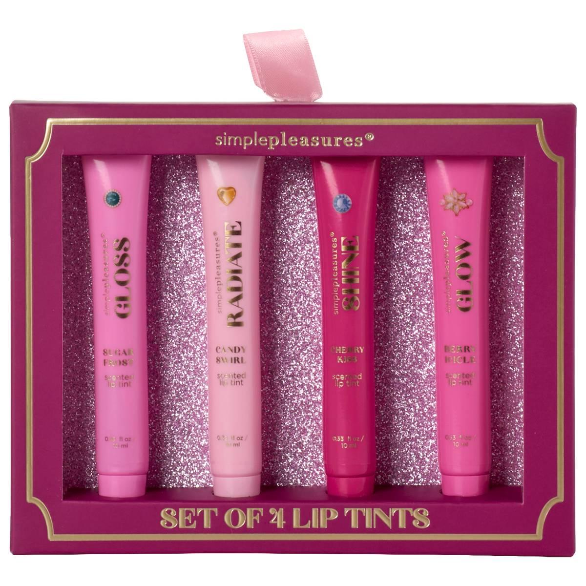 Click here for Simple Pleasures(R) Bejeweled Lip Tint 4pc. Set prices
