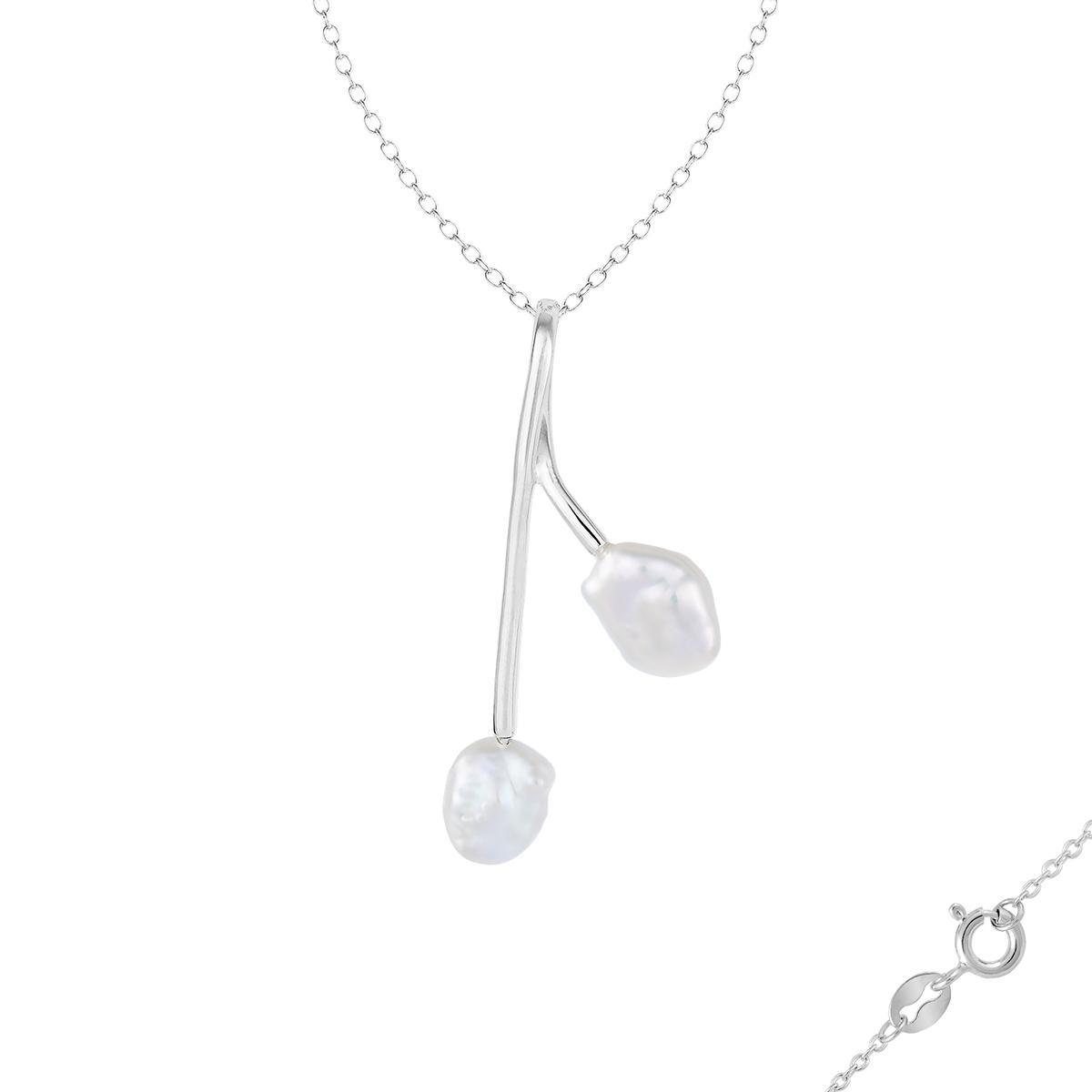 Click here for Splendid Pearls Sterling Silver Keshi Freshwater P... prices