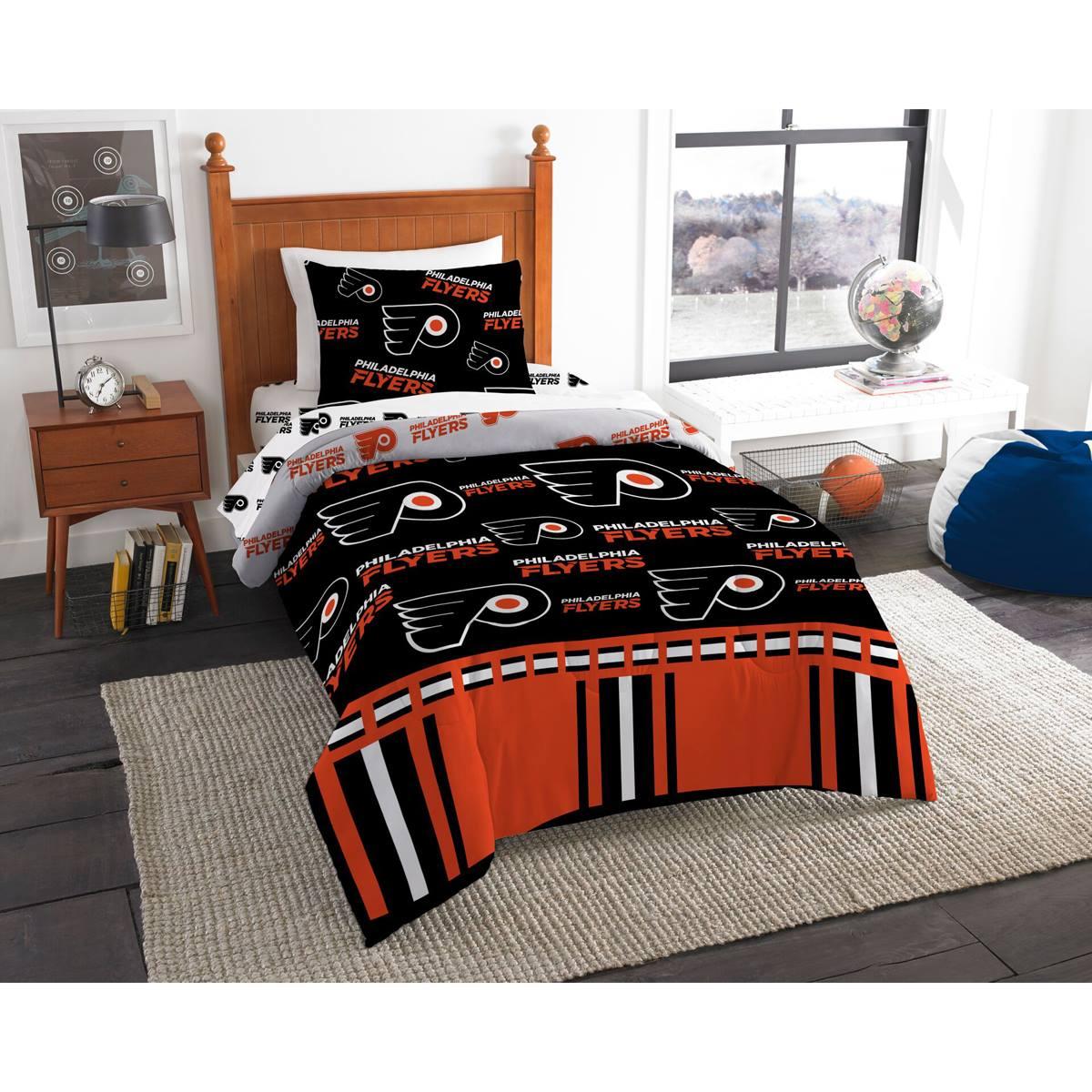 Click here for NHL Philadelphia Flyers Rotary Bed In A Bag Set prices