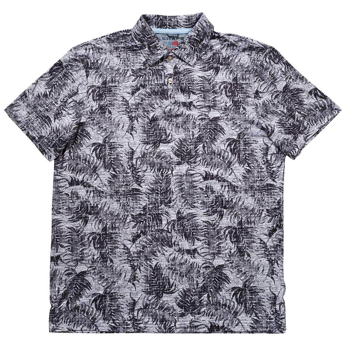 Click here for Mens Chaps Performance Leaf Short Sleeve Polo - Ir... prices