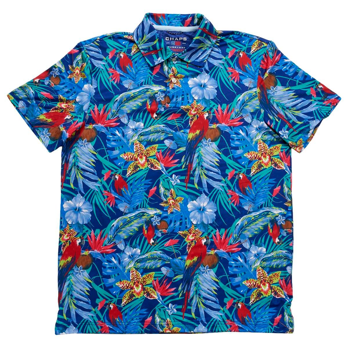 Click here for Mens Chaps Performance Short Sleeve Polo - Majesti... prices