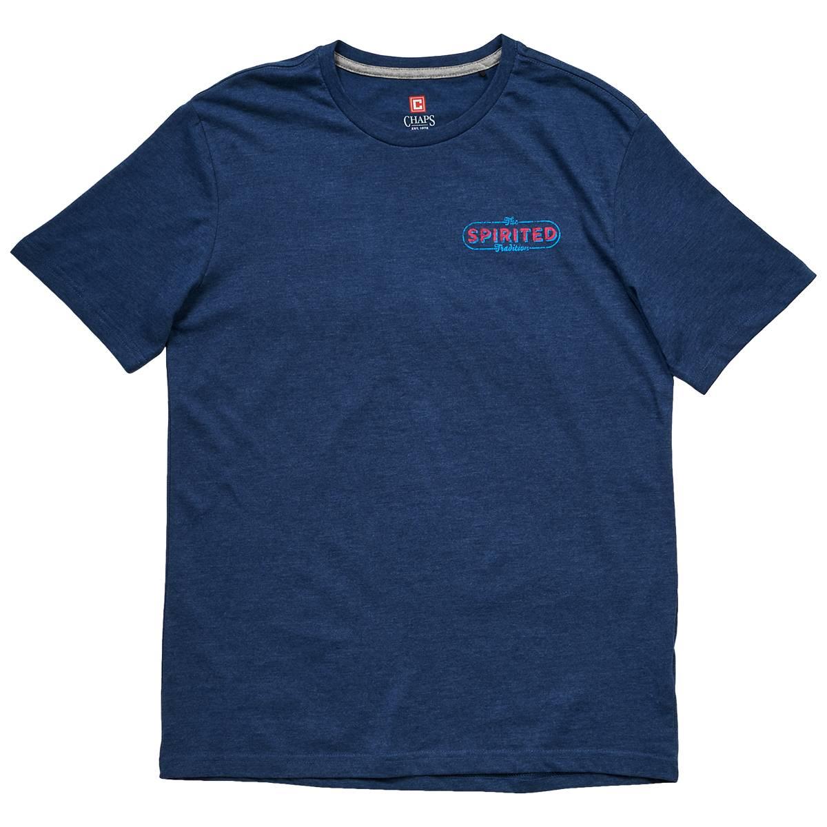 Click here for Mens Chaps Blues BBQ Short Sleeve Tee - Ensign Blu... prices