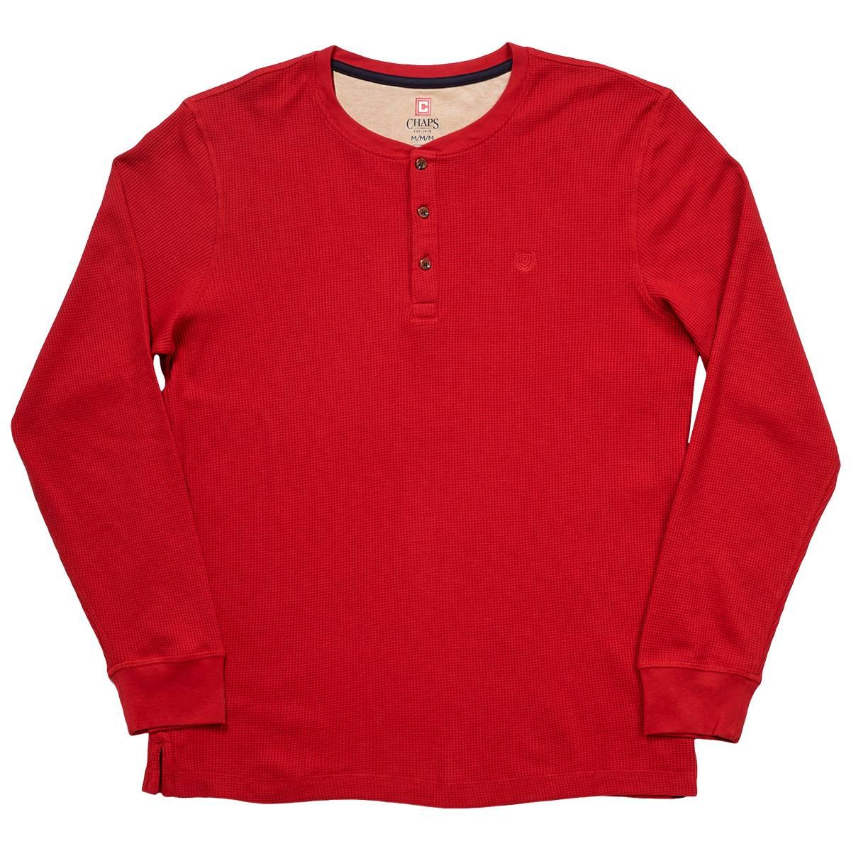 Click here for Mens Chaps Long Sleeve Thermal Henley prices