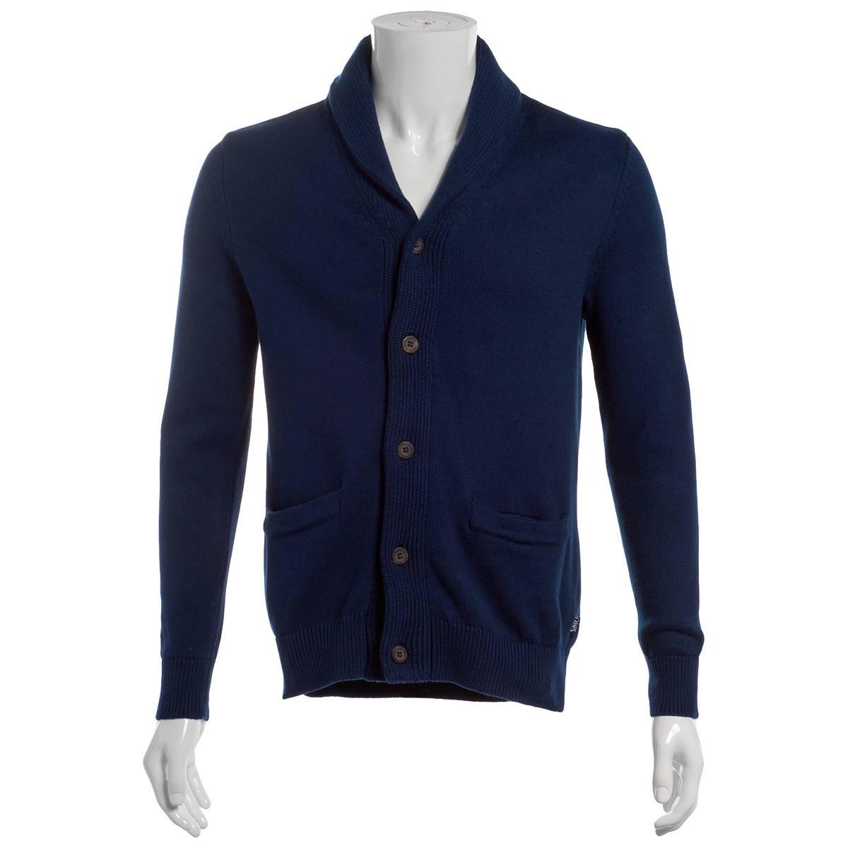 Click here for Mens Chaps Solid Flat Knit Cardigan Sweater prices