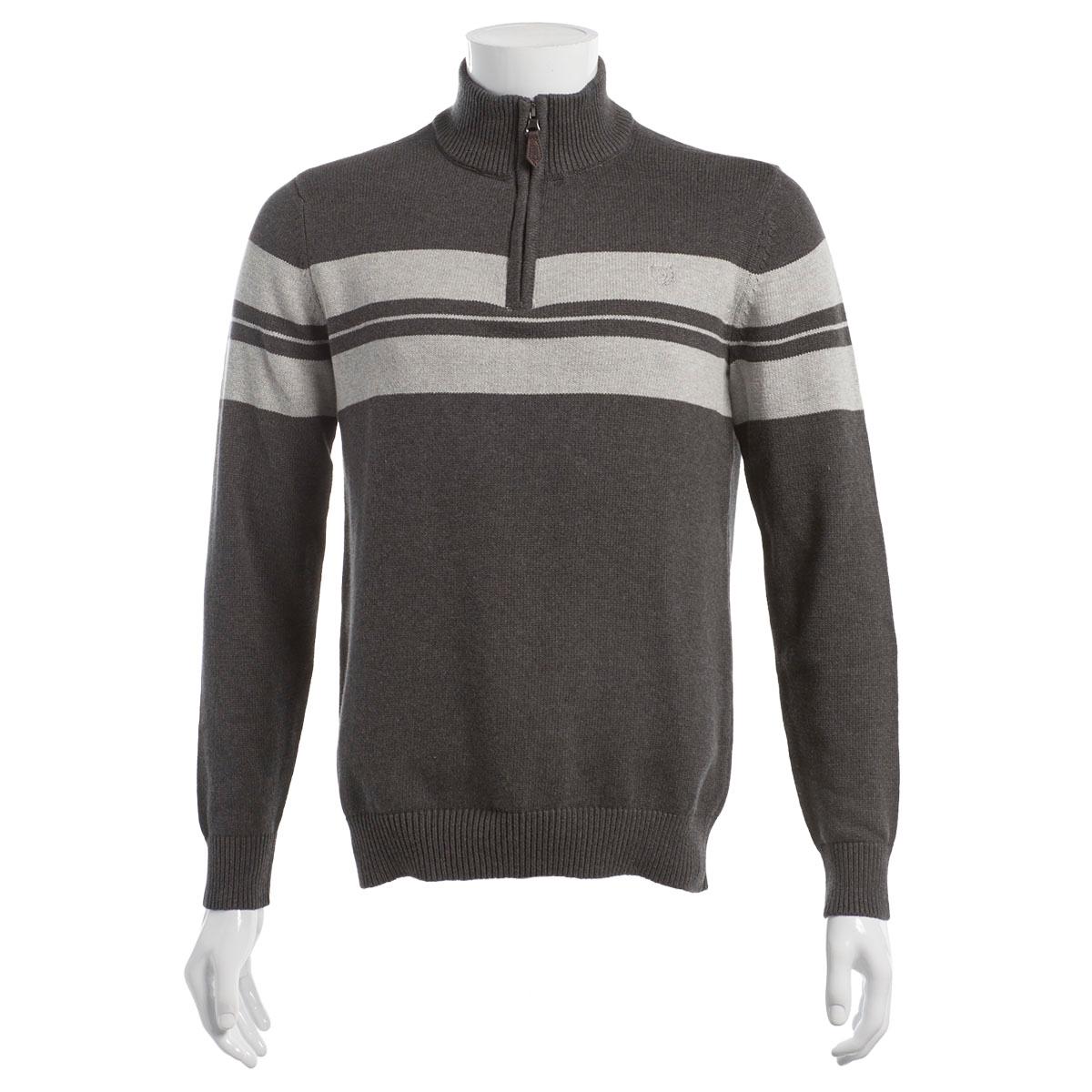 Click here for Mens Chaps Chest Stripe 1/4 Zip Sweater prices