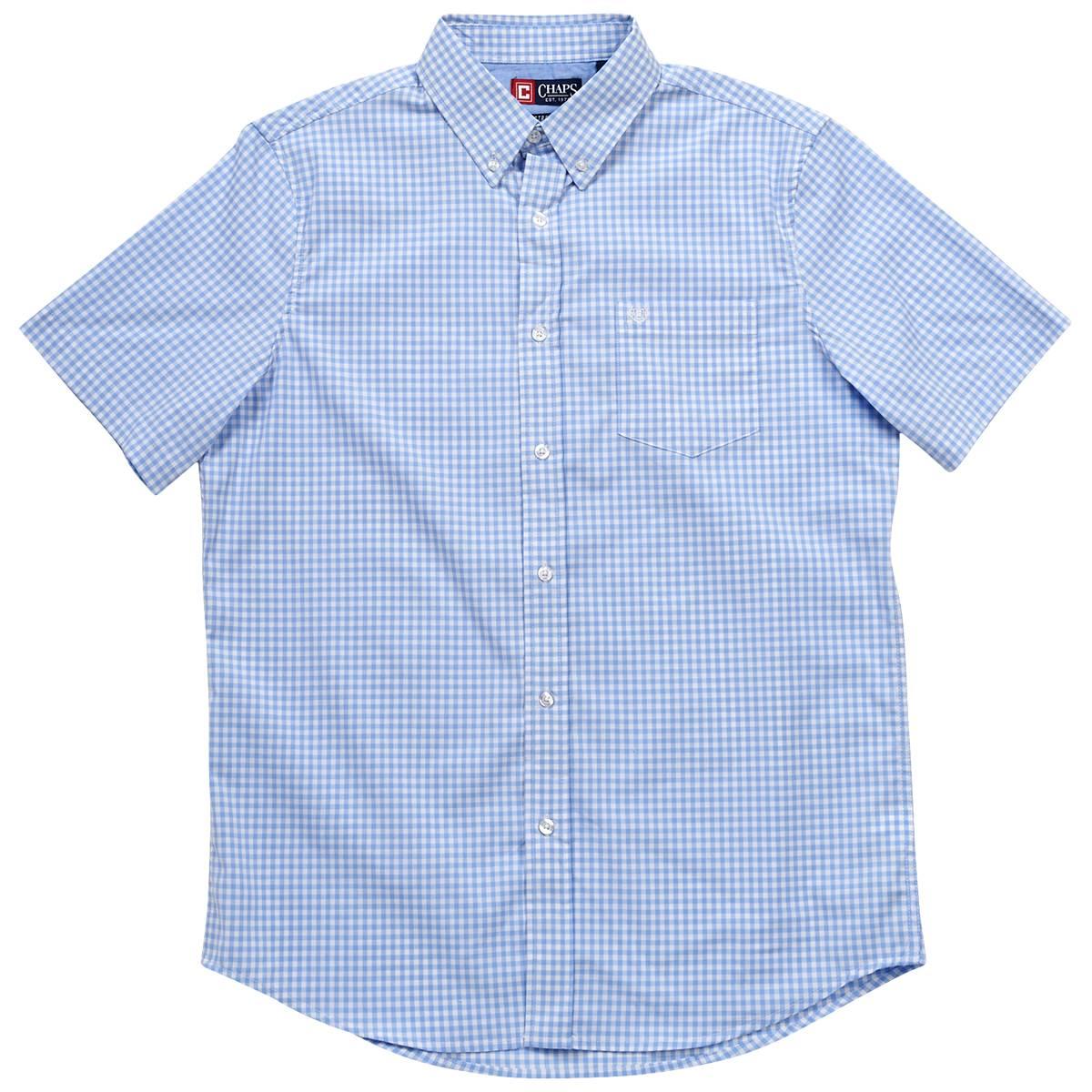 Click here for Mens Chaps Checkered Short Sleeve Button Down Shir... prices