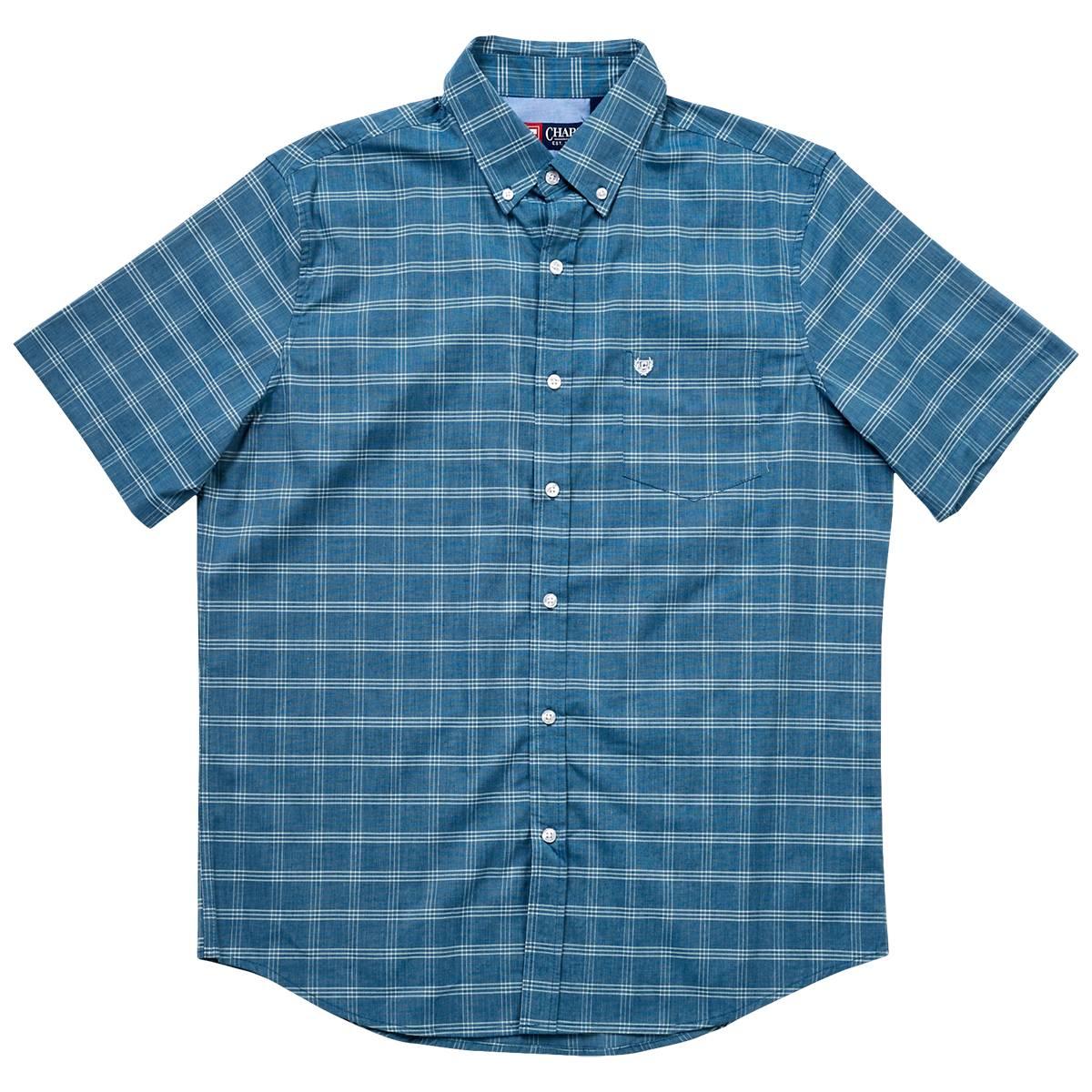 Click here for Mens Chaps Easy Care Plaid Button Down Shirt - Coa... prices