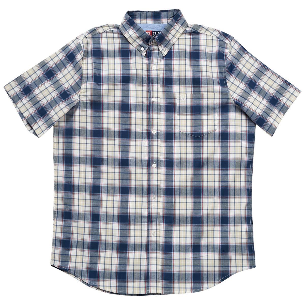 Click here for Mens Chaps Plaid Short Sleeve Button Down Shirt -... prices