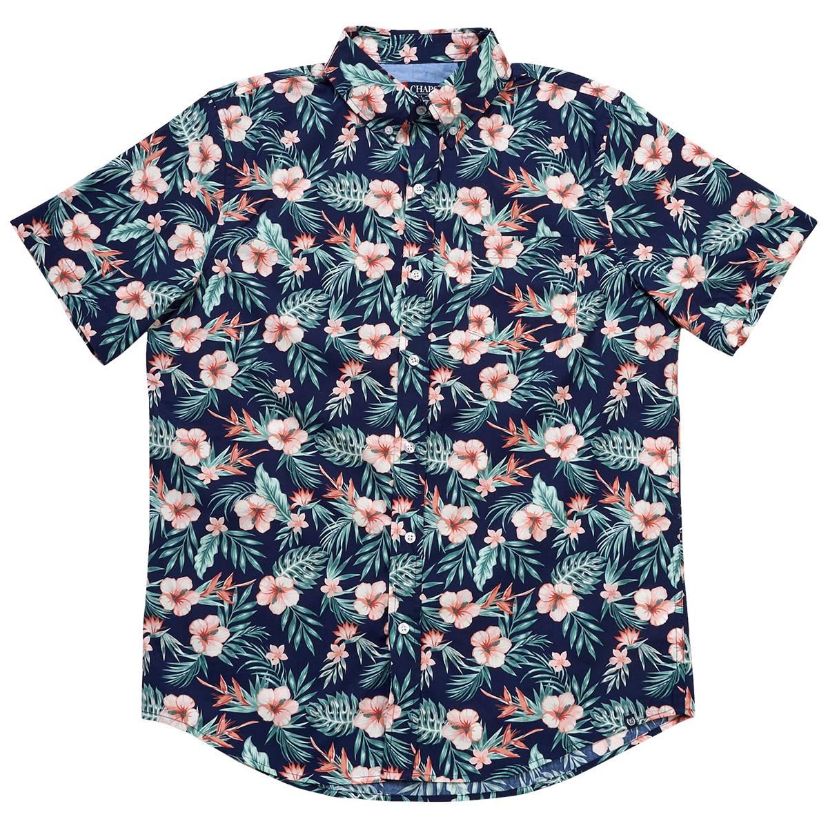 Click here for Mens Chaps Tropical Floral Button Down Shirt - Est... prices