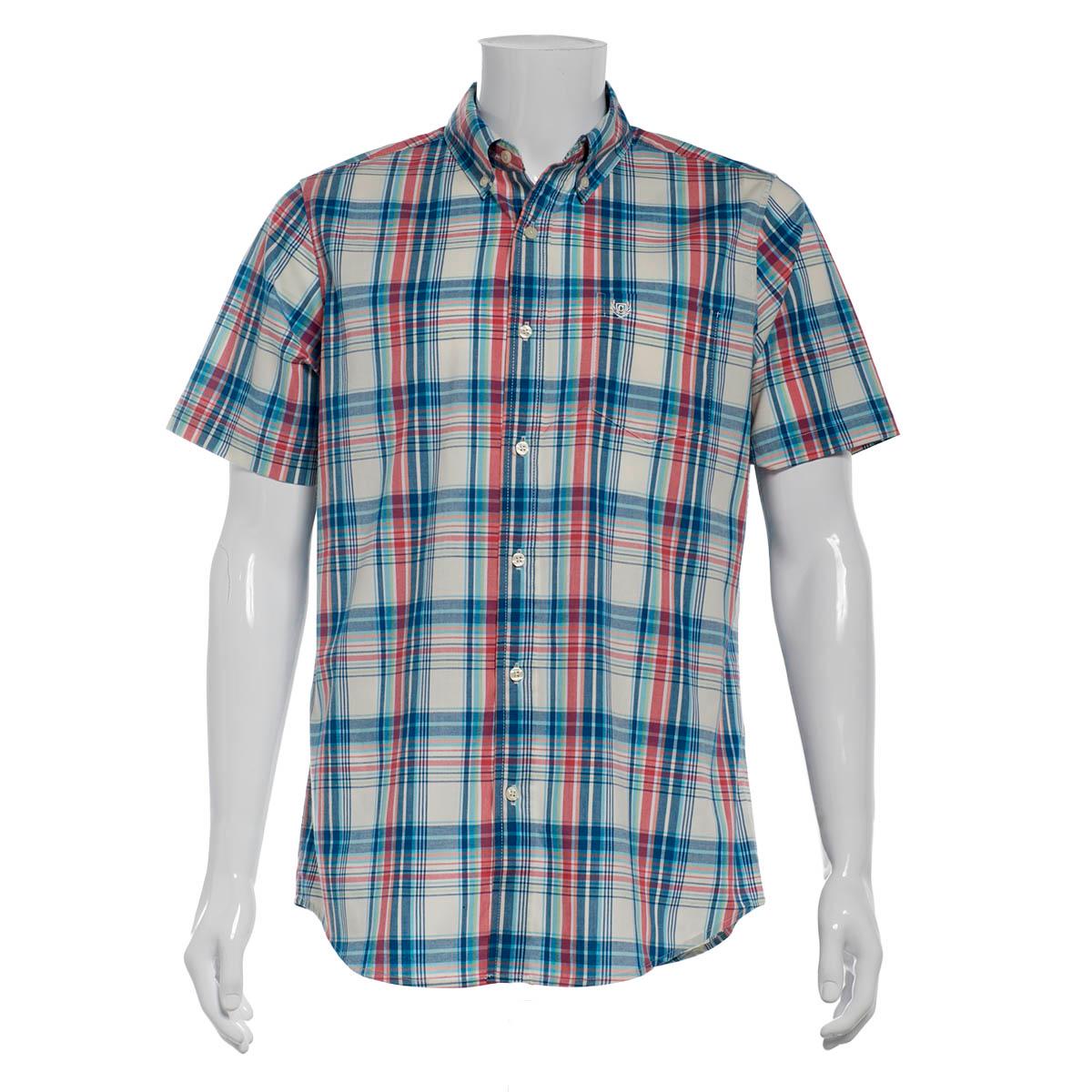 Click here for Mens Chaps Short Sleeve Stretch Button Down Shirt... prices