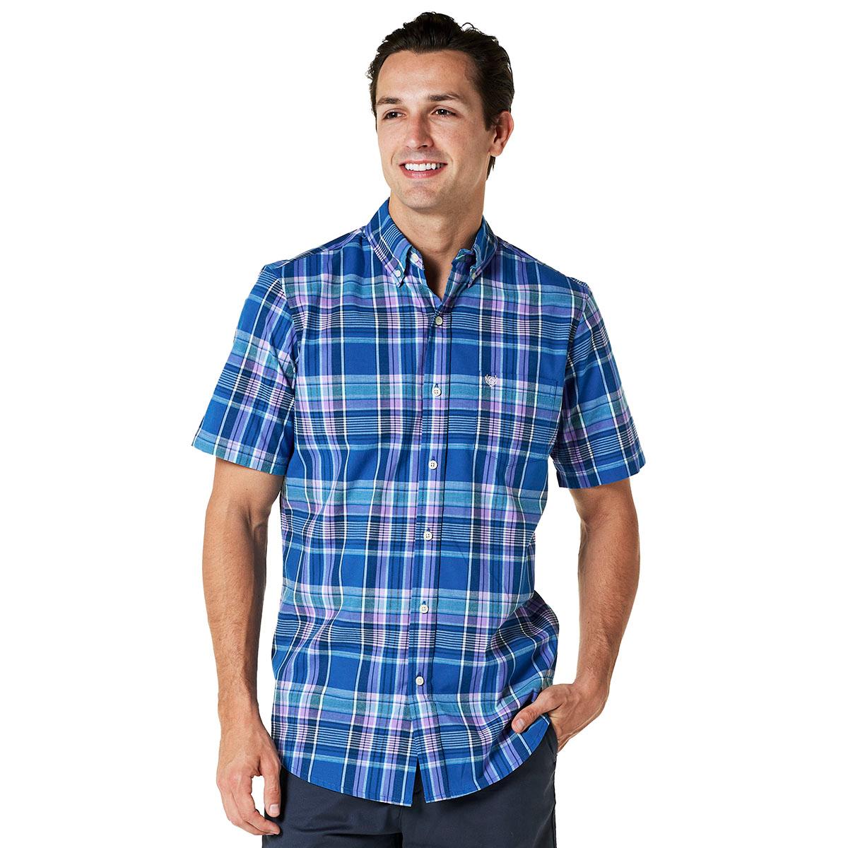 Click here for Mens Chaps Short Sleeve Stretch Button Down Shirt... prices