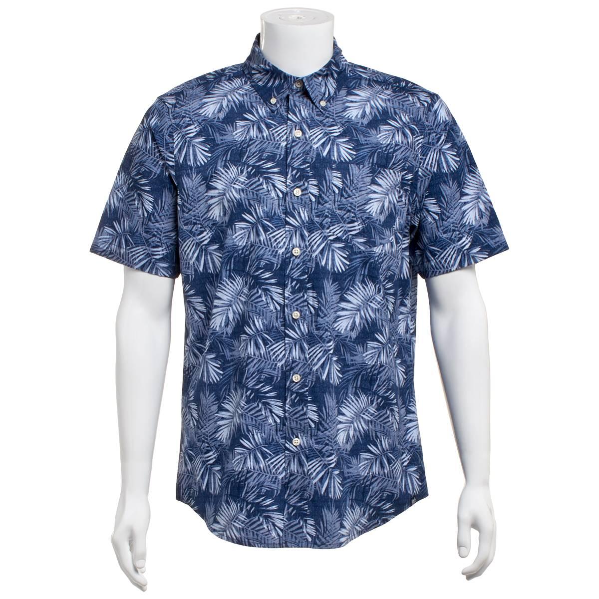 Click here for Mens Chaps Cotton Button Down Shirt - Blue Stone prices