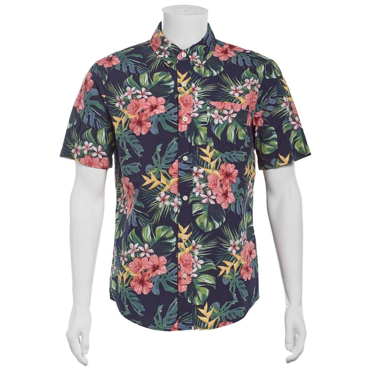 Click here for Mens Chaps Seersucker Button Down Shirt - Newport... prices