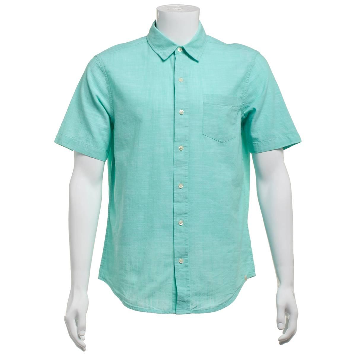 Click here for Mens Chaps Short Sleeve Solid Button Down Chambray... prices