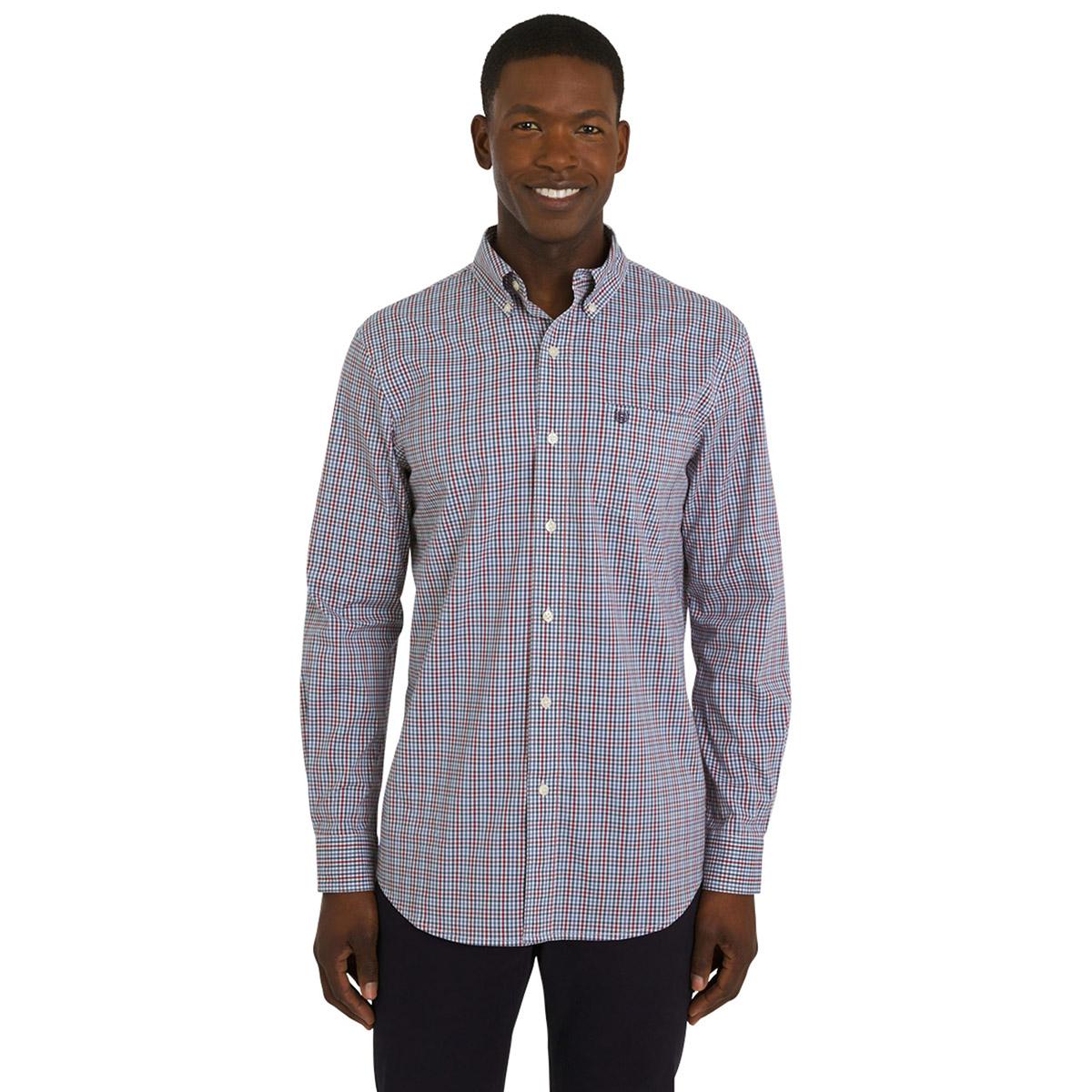 Click here for Mens Chaps Long Sleeve Checkered Button Down Shirt... prices
