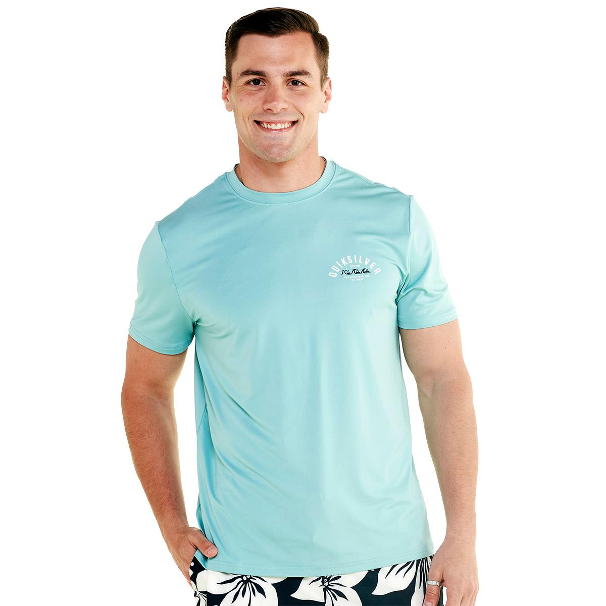 Click here for Young Mens Quiksilver Logo Lockup Short Sleeve Ras... prices