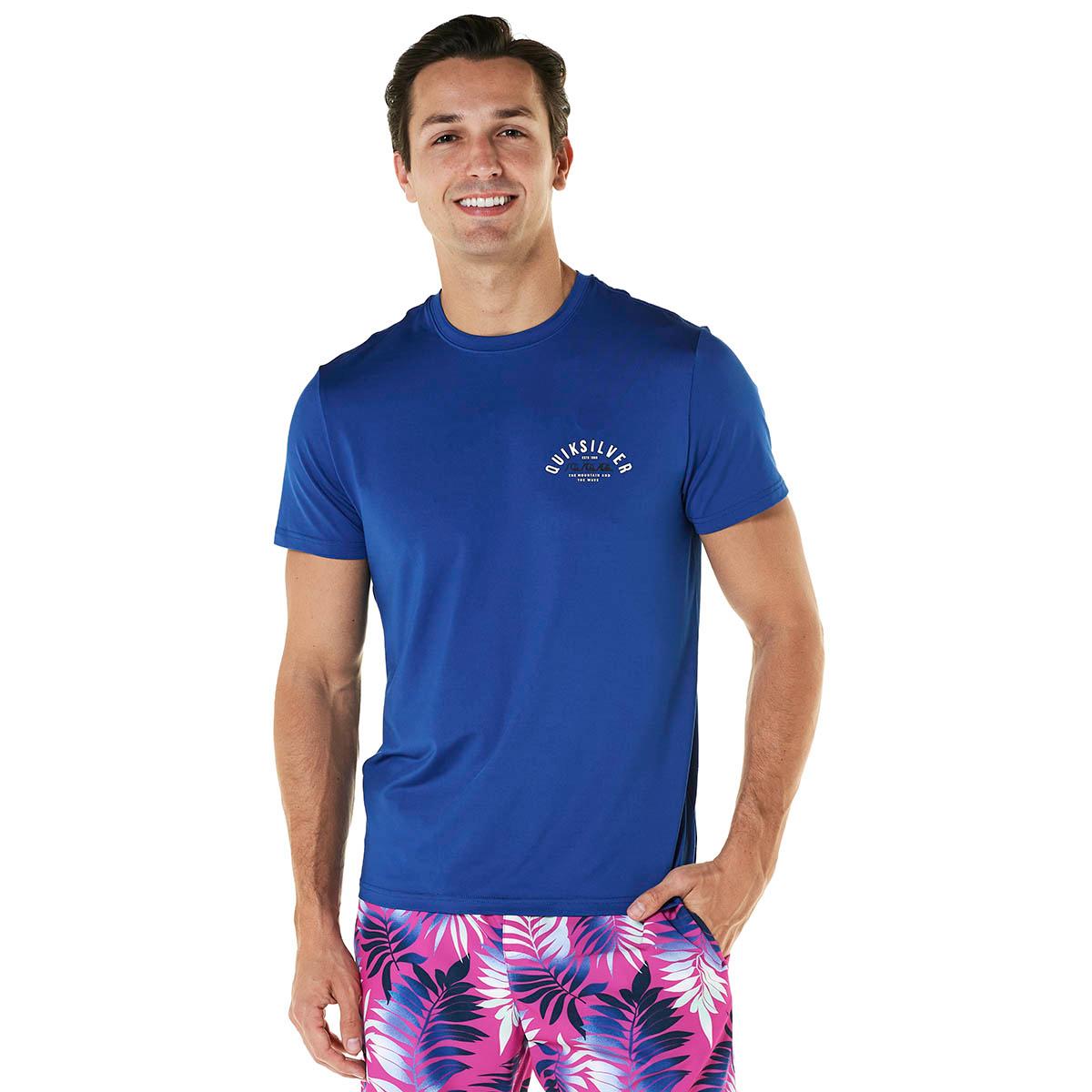 Click here for Mens Quiksilver Logo Lockup Short Sleeve Rash Guar... prices